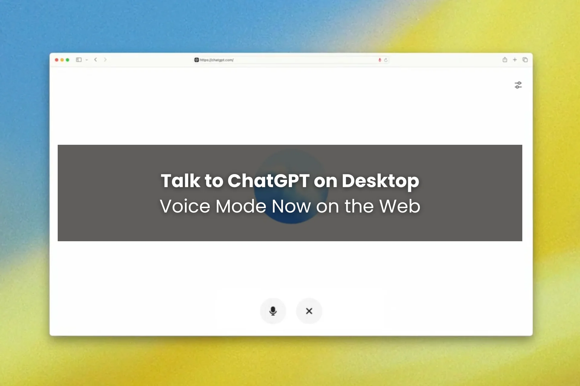 OpenAI Adds Voice to ChatGPT on the Web