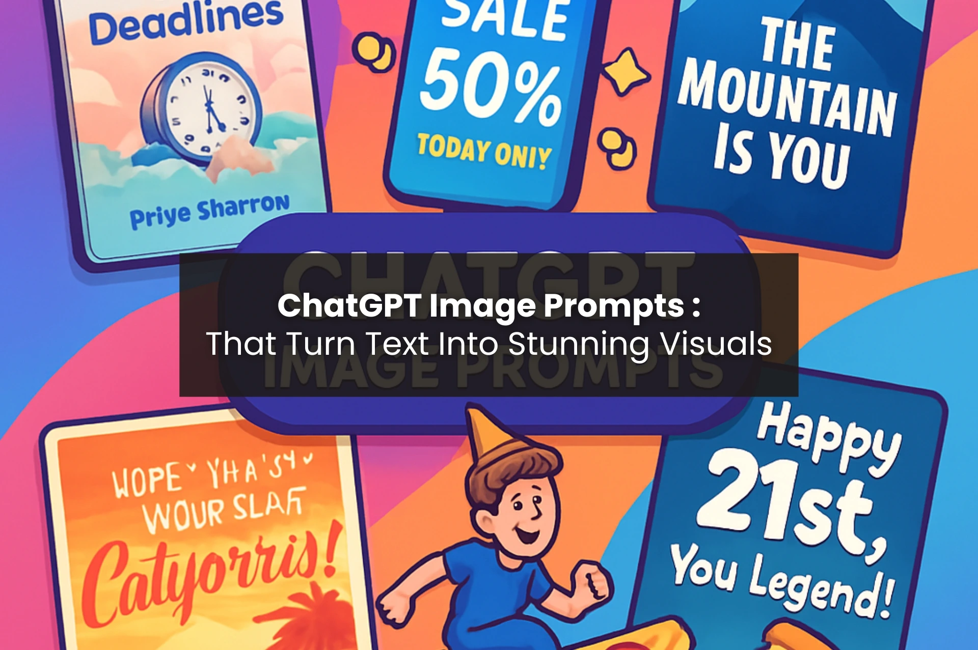 How to Use ChatGPT Image Prompts for Cards, Posters, and More